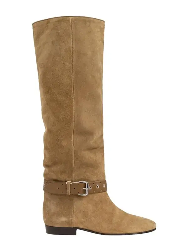 Isabel Marant Étoile Buckled Tall Boots - Taupe