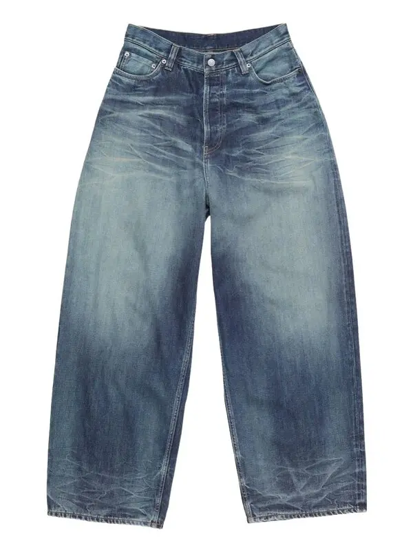 Acne Studios Mid Waist Baggy Jeans - Medium Blue