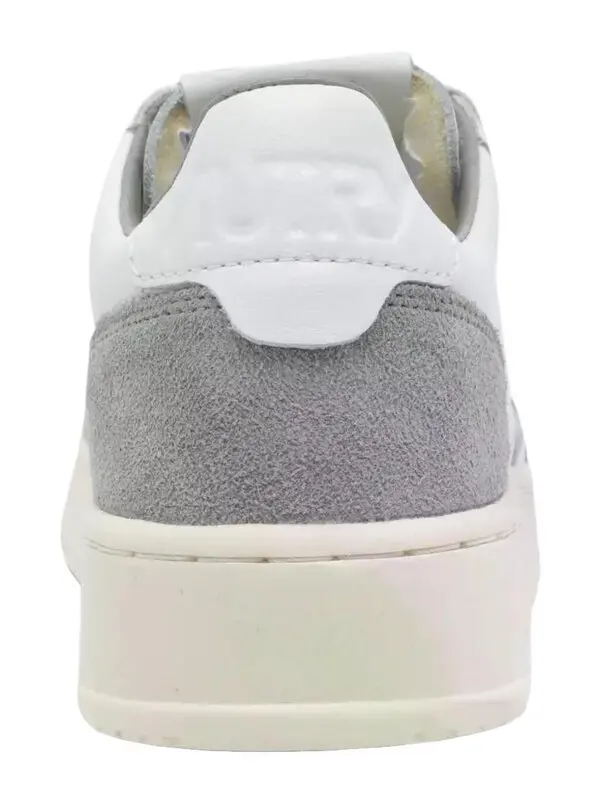 AUTRY Medalist Leather Sneakers With Panelled Design - White