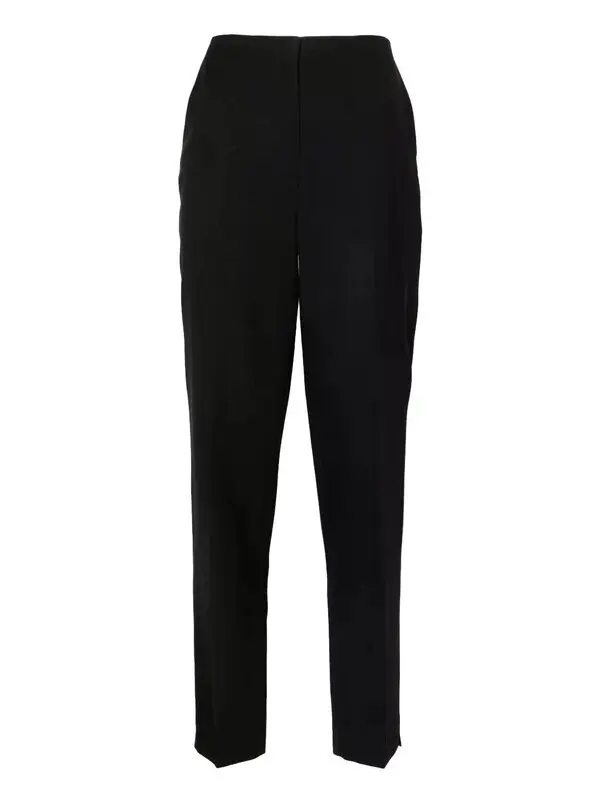 Partow Hudson Virgin Wool Trousers - Black