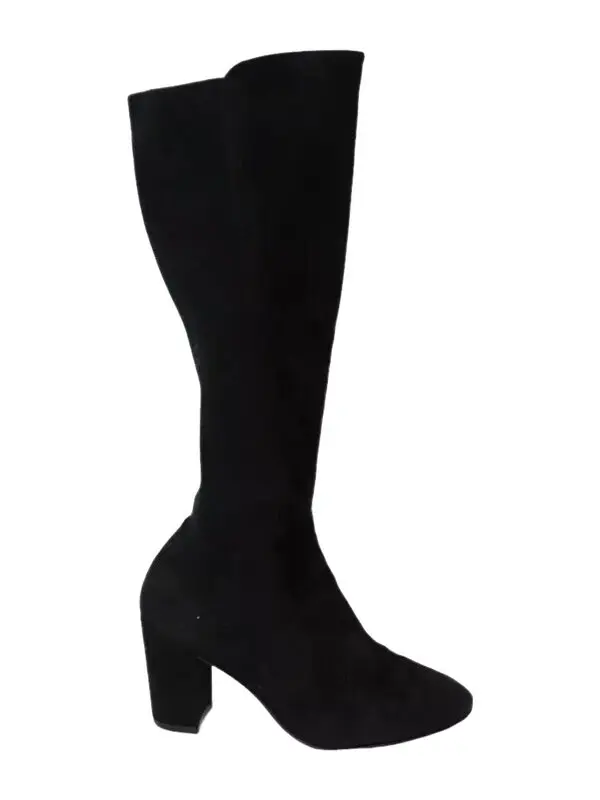 STUART WEITZMAN Livia 80 Knee-high Suede Boots - Black