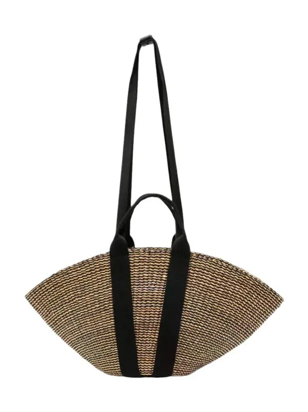 Muuñ Sophie Woven Bucket Bag - Neutrals