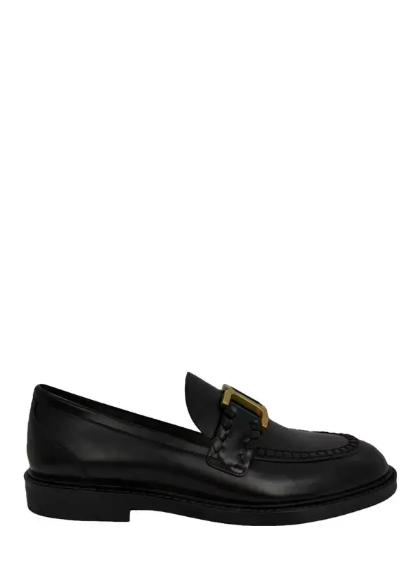 Chloé Marcie Embellished Loafers - Black