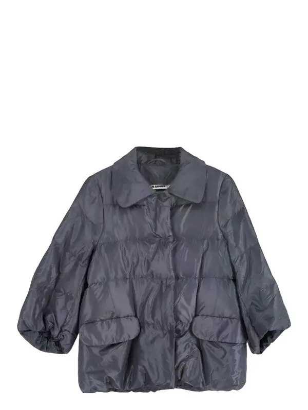 JIL SANDER Quilted High-neck Jacket - Grey