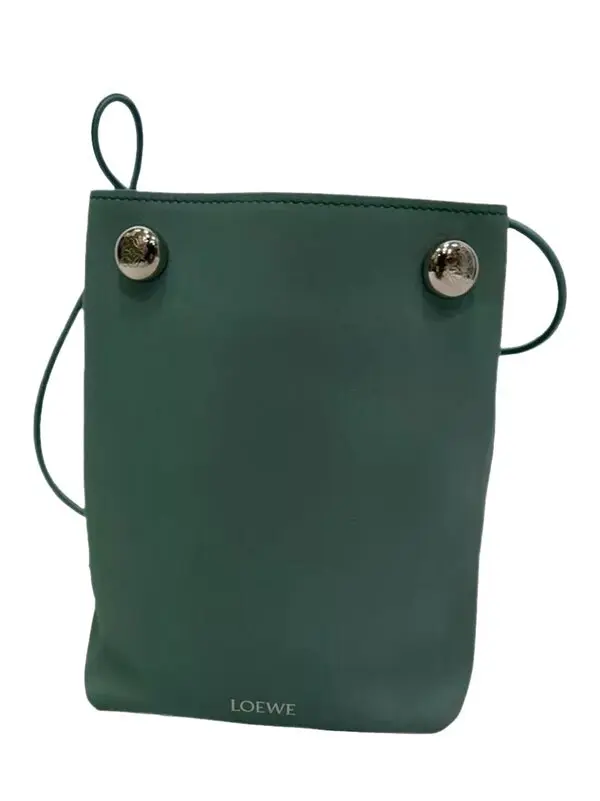 Loewe Pebble Crossbody Bag - Green