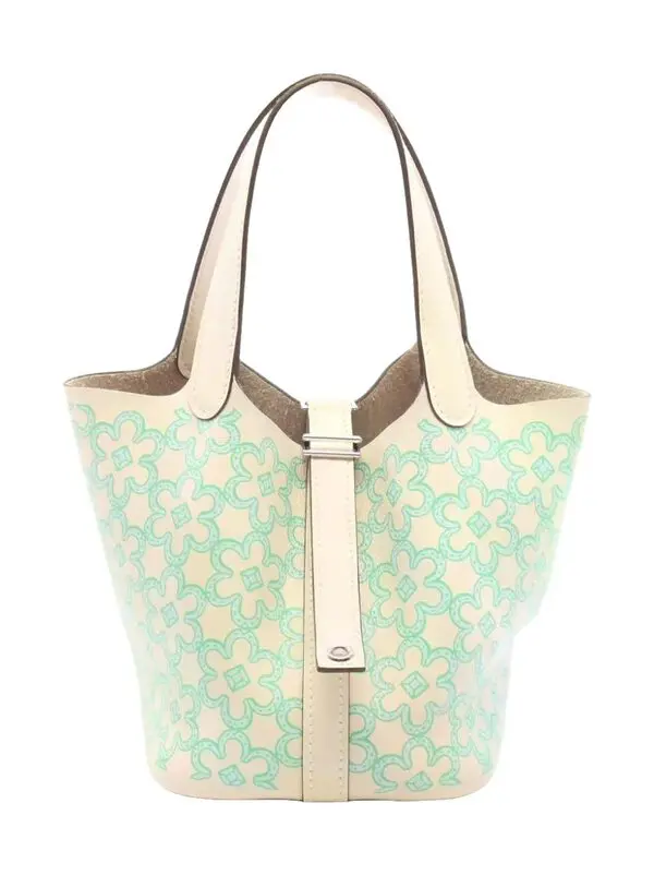 Hermès 2022 Picotin Lock Lucky Daisy Tote Bag - Neutrals