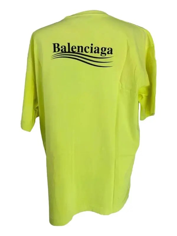 Balenciaga Political Campaign T-shirt - Yellow