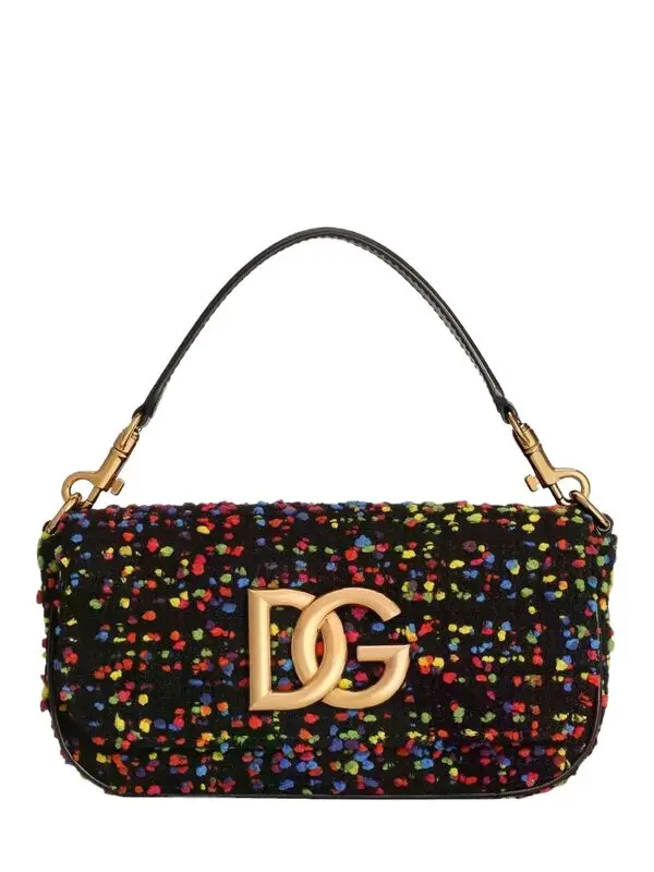 Dolce & Gabbana 3.5 Handbag In Boucl - Black