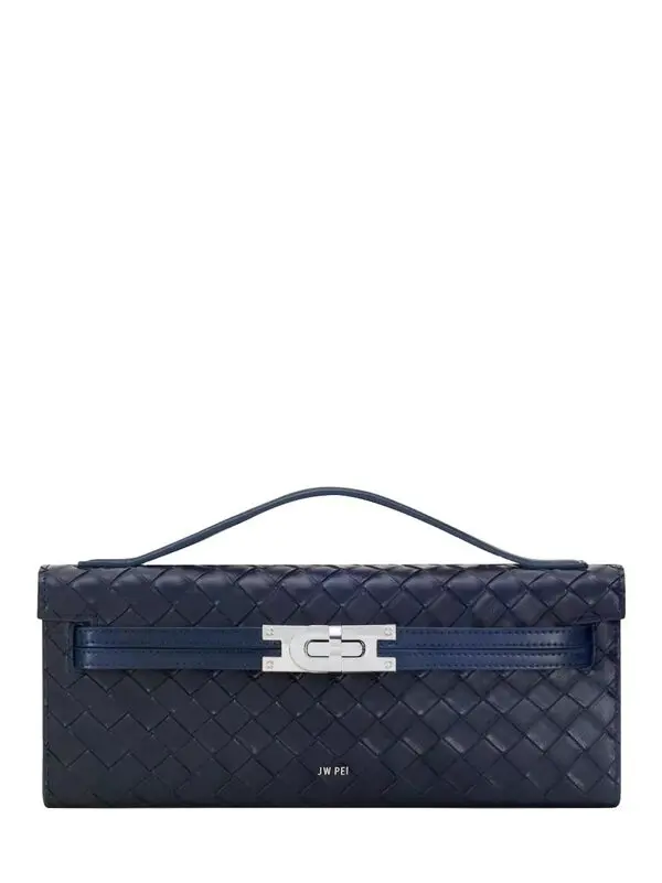 Jw Pei Bria Interwoven Clutch Bag - Blue