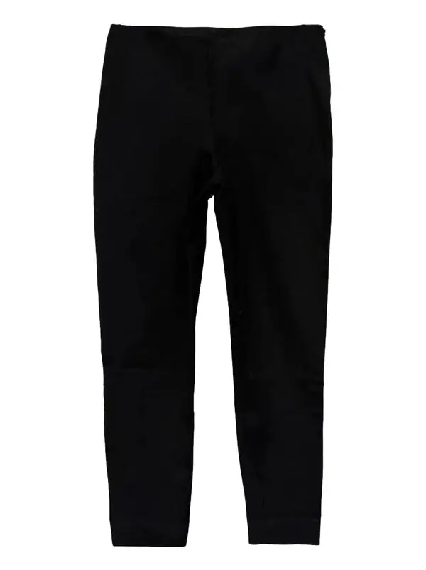 JOSEPH Gabardine Cropped Slim-fit Trousers - Black