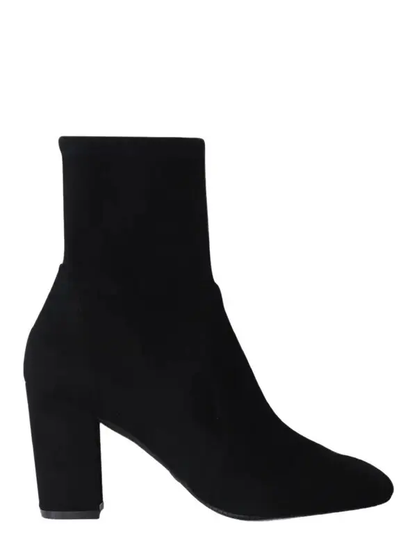 STUART WEITZMAN Suede Ankle Boots - Black