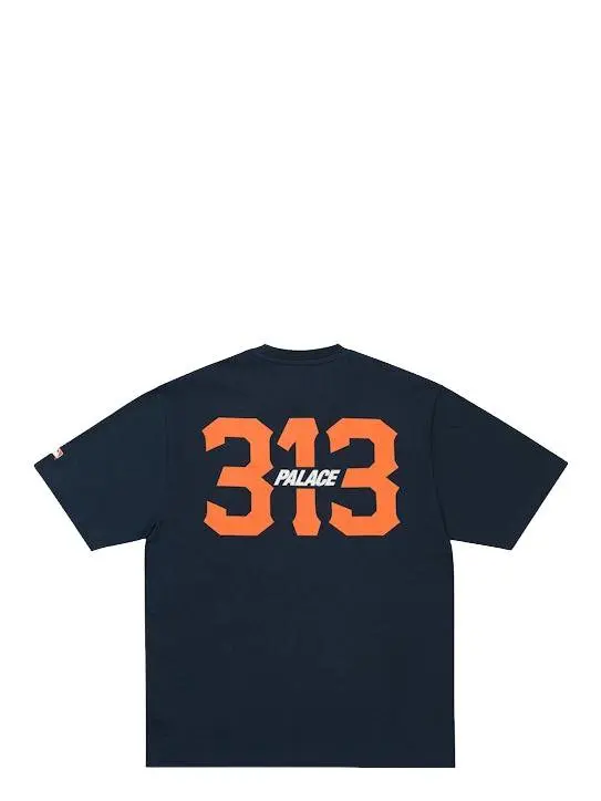 PALACE Detroit Tigers Tee Shirt - Navy Blue
