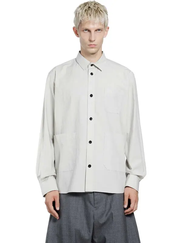 Sacai Cotton Typewriter Shirt - Off-white