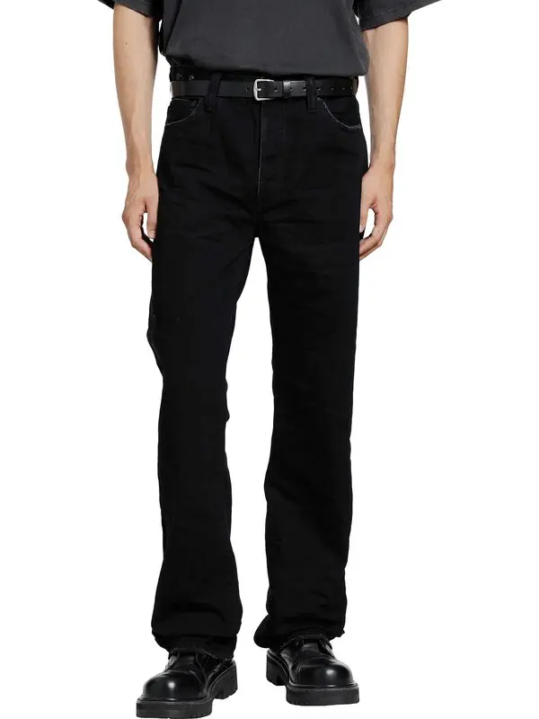 Mastercraft Union Showa Relaxed Mayonaka Jeans - Black
