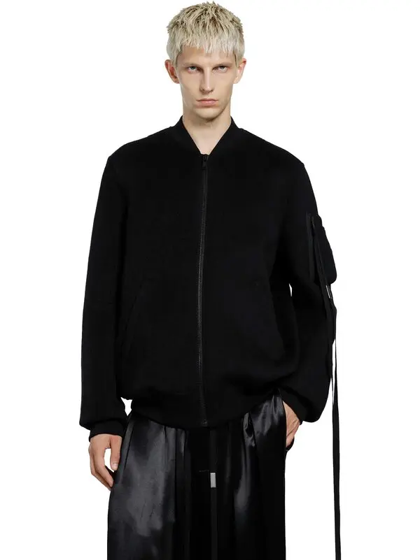 ANN DEMEULEMEESTER Dries Standard Bomber Jacket - Black