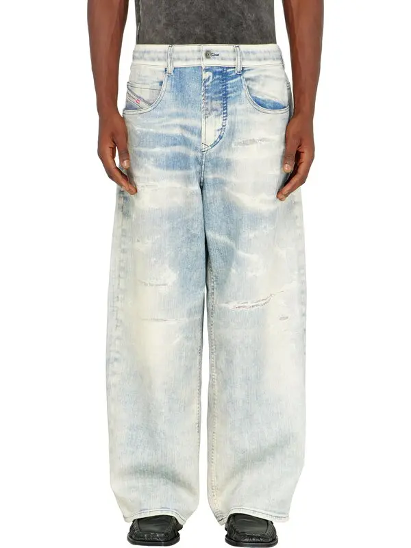 DIESEL® Joggjeans 2097 Relaxed Fit Wide Leg Jeans - Blue