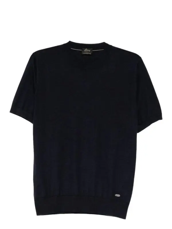 Brioni Short-sleeved T-shirt - Dark Blue
