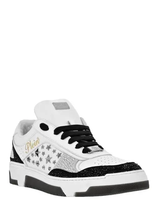Philipp Plein Studded Star Low-top Sneakers - Black