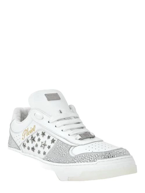 Philipp Plein Studded Star Low-top Sneakers - White