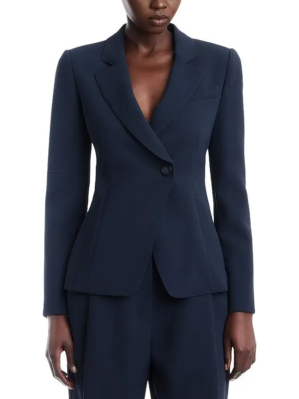 Emporio Armani One Button Blazer - Navy Blue