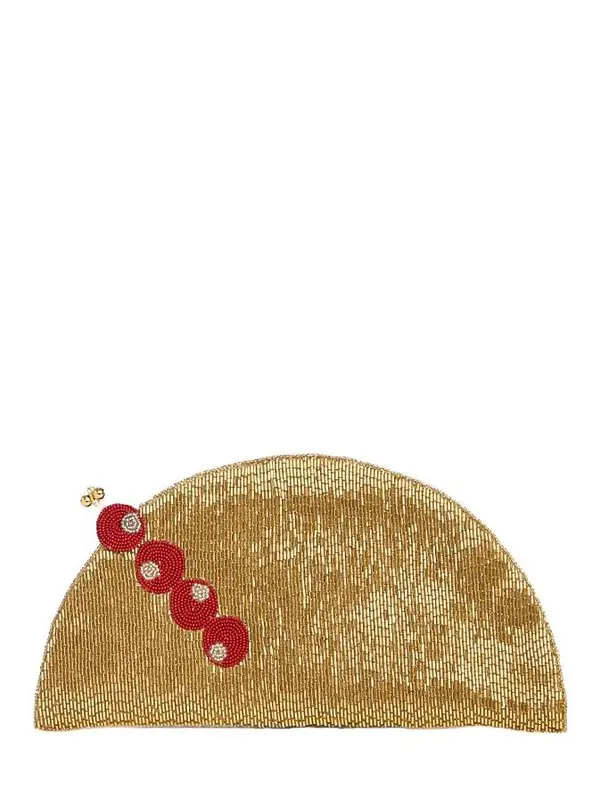 SIMONMILLER Beaded Clutch - Old Fashioned