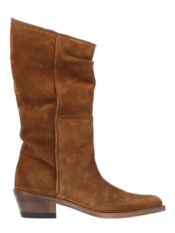 Khaite Calf Leather Ankle Boots - Brown