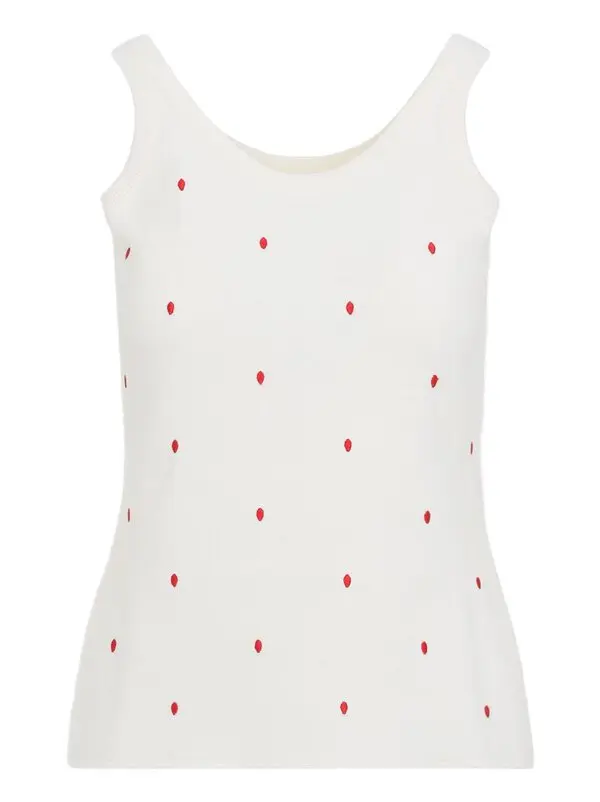 Bottega Veneta Tank Top - White