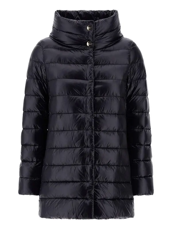 Herno Long Quilted Puffer Coat - Nero