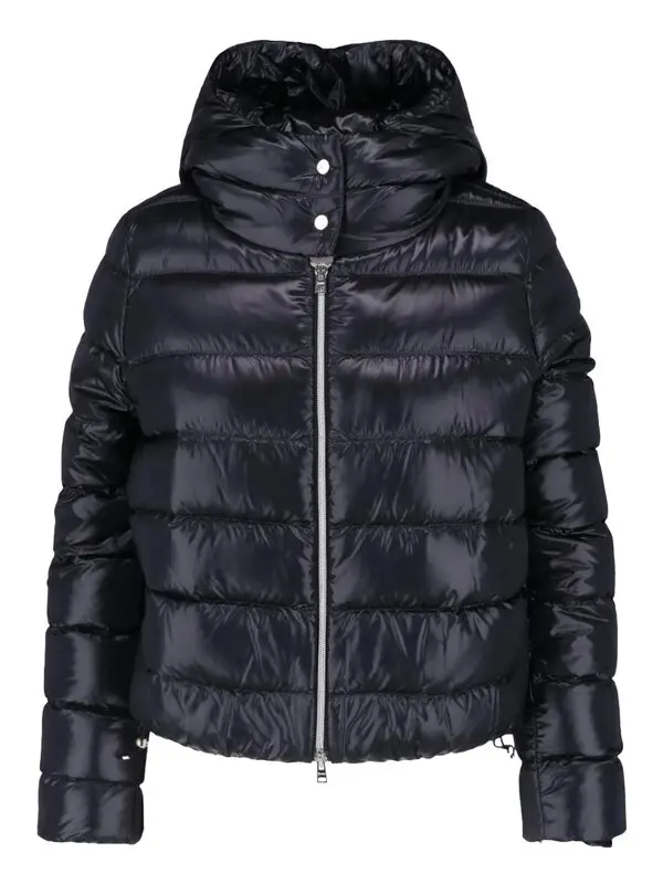 Herno Quilted Down-fill Polyamide Jacket - Black