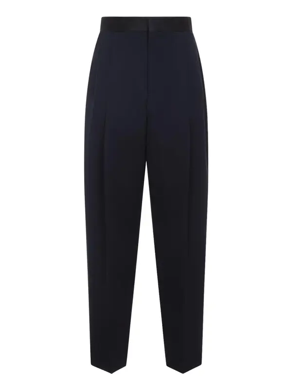 Bottega Veneta Wool Tailored Trousers - Blue