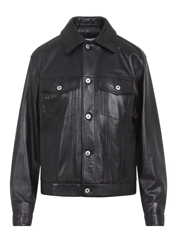 Bottega Veneta Lethe Mini Leather Jacket - Black