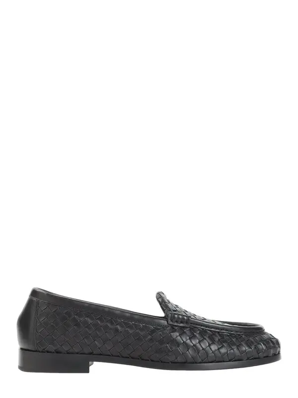 Bottega Veneta Silenzio Loafers - Black
