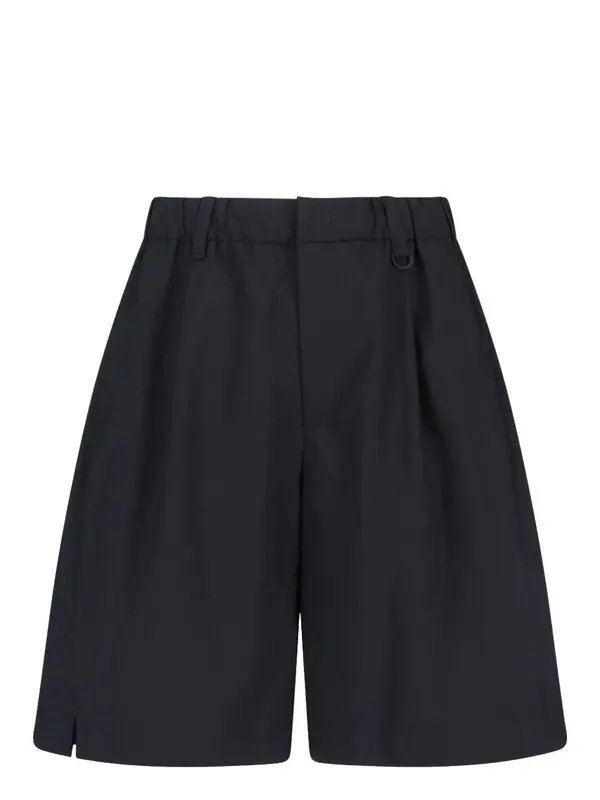 Herno Tailored Wool-blend Trousers - Black