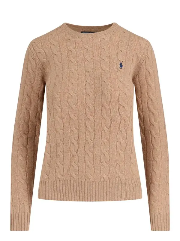 Polo Ralph Lauren Wool-cashmere Crewneck Sweater - Beige