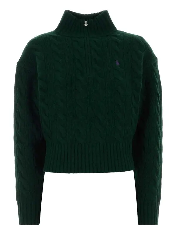 Polo Ralph Lauren Wool-cashmere Crewneck Sweater - Green