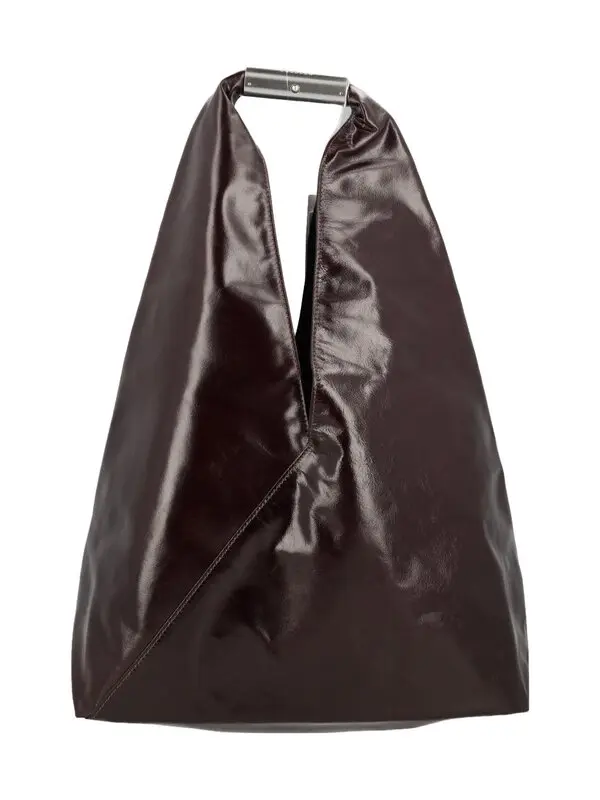 MAISON MARGIELA Structured Leather Mini Handbag - Brown