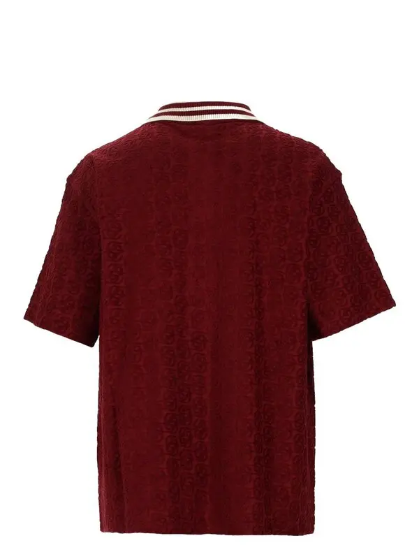 Drole De Monsieur 100% Cotton Shirt - Bordeaux
