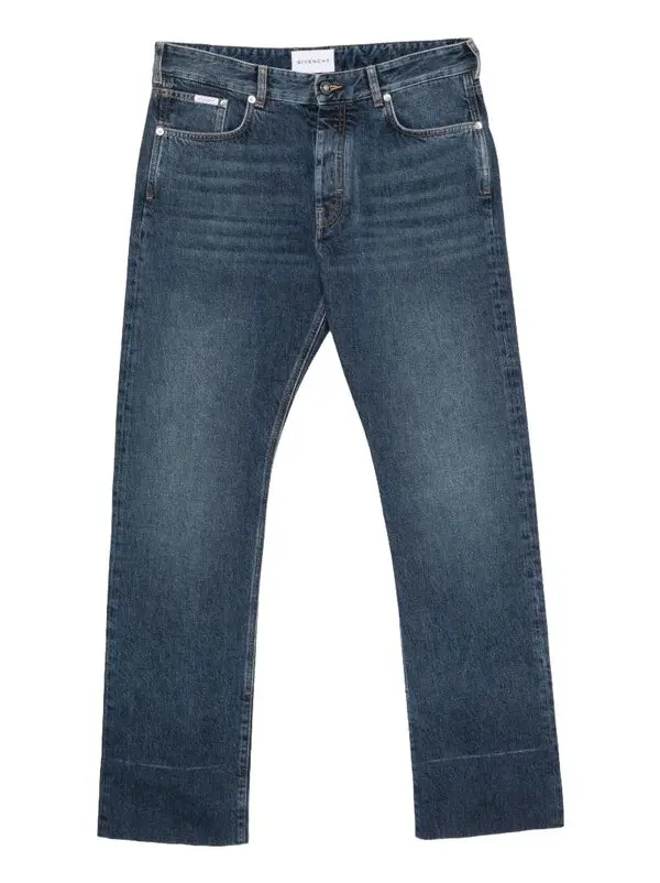 Givenchy Cotton Denim Trousers - Denim Blue