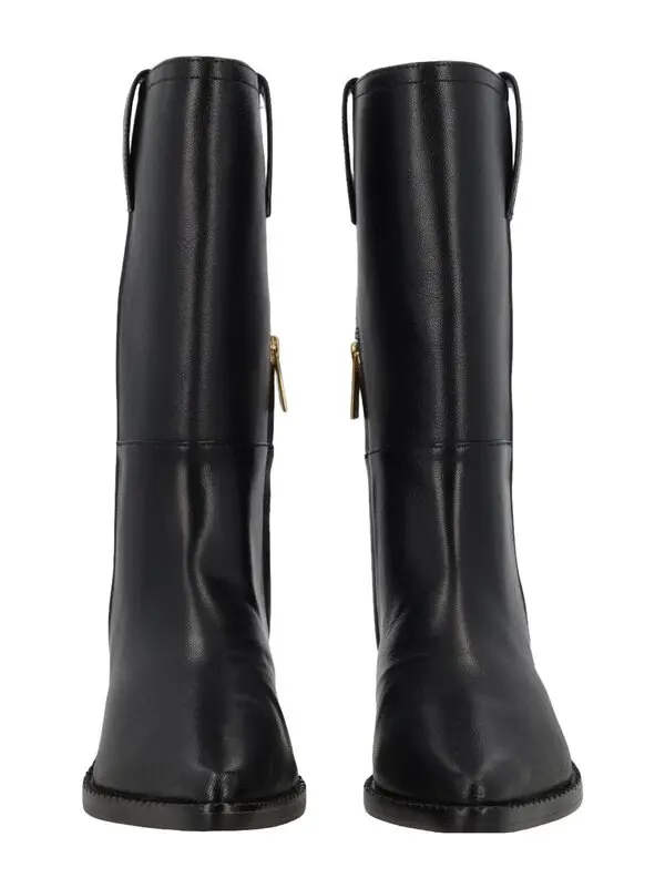 Michael Kors Leather Mid-calf Boots - Black