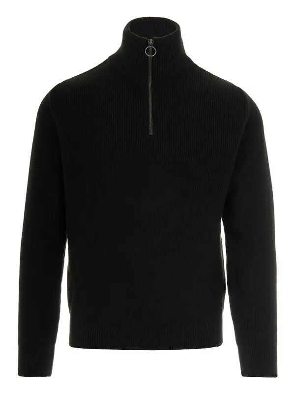 Paul & Shark Half-zip Knitwear - Black