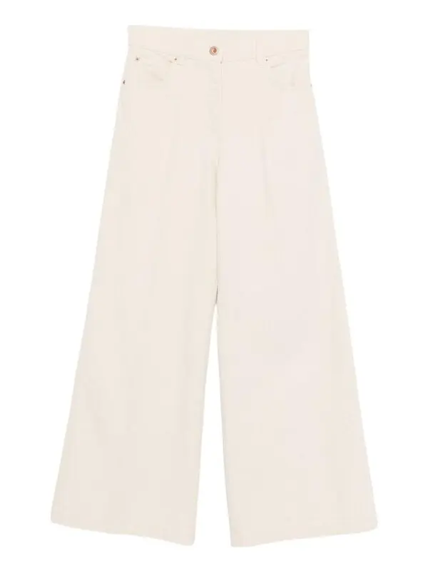 Aspesi Wide-leg Jeans - White