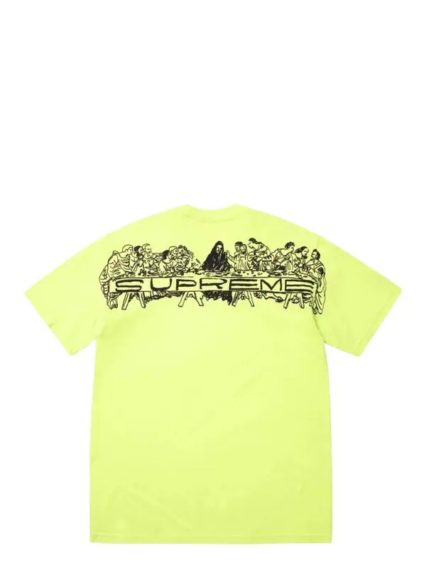 Supreme Ss26 Supper T-shirt - Bright Yellow