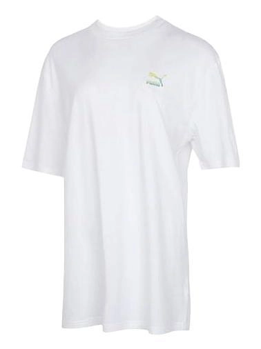PUMA Classic Logo Tee - White