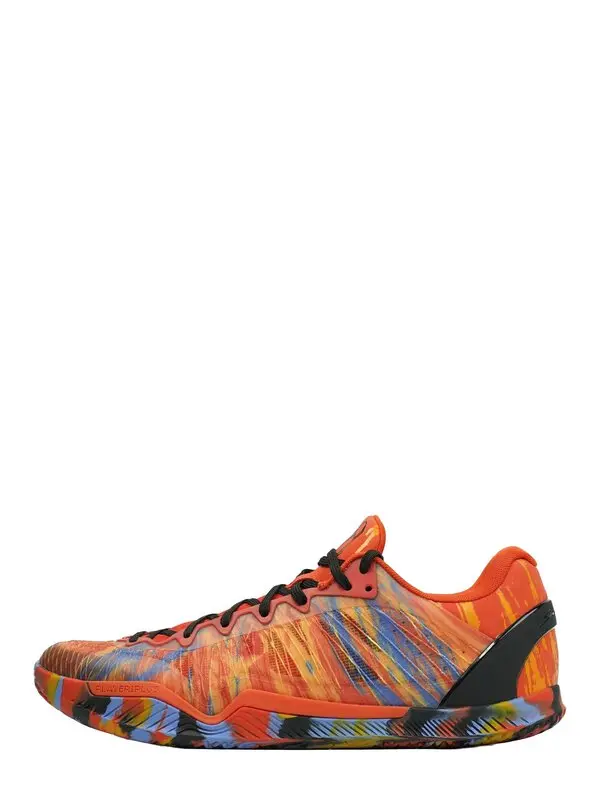 SERIOUS PLAYER ONLY Player1 Plus 'scream' Sneakers - Orange/black/blue