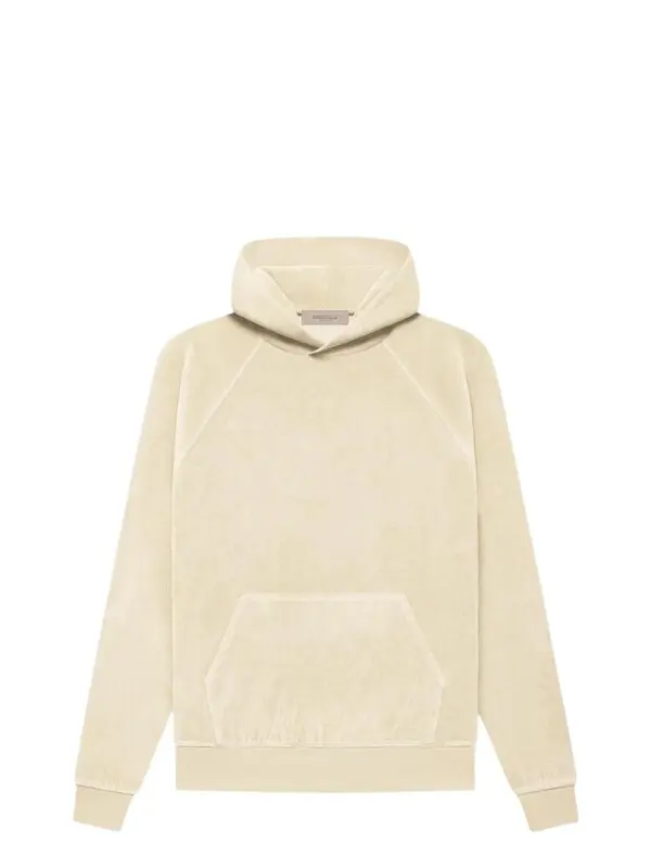 Fear Of God Velour Hoodie - Egg Shell Yellow