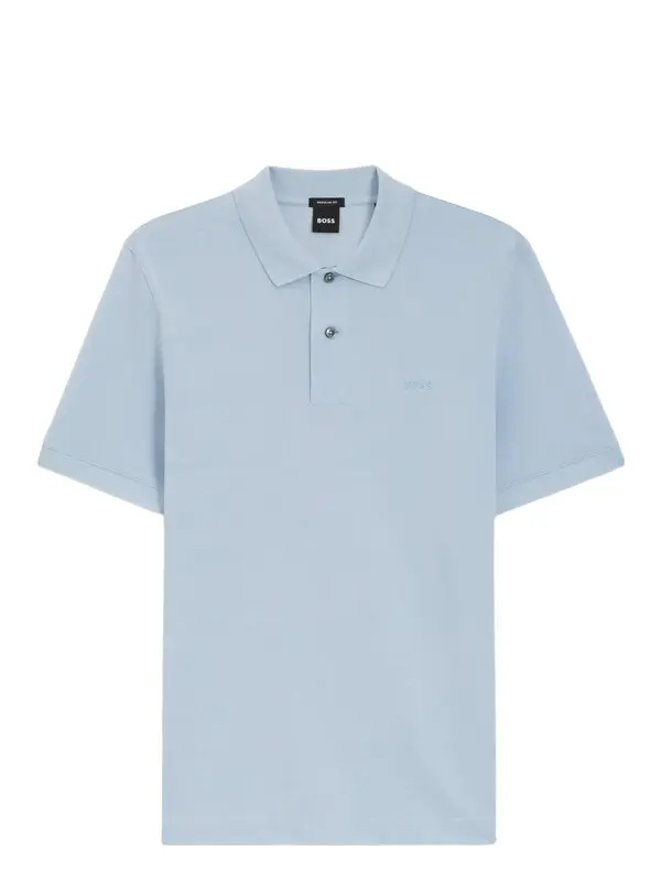 Hugo Boss Blue Polo Shirt - Light Blue