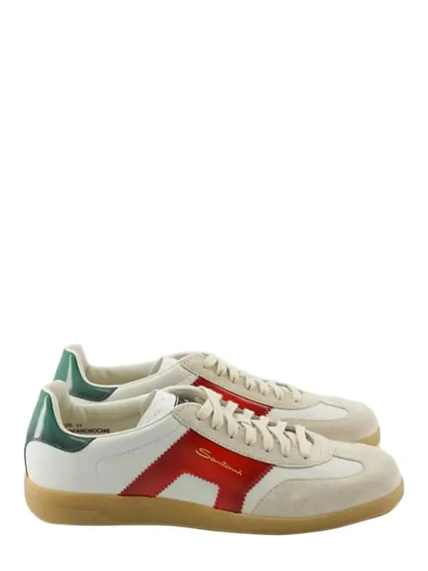 Santoni Lace-up Sneakers - White