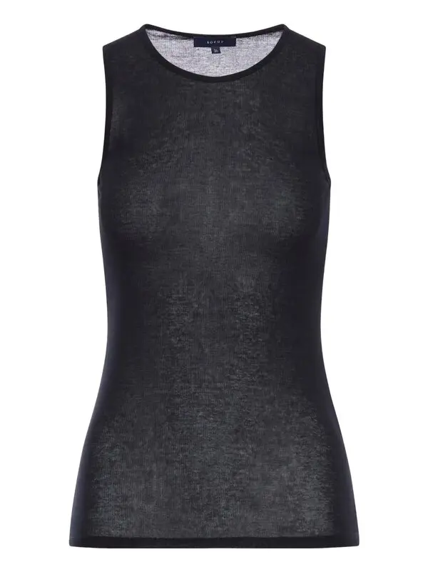 Soeur Sleeveless Vest - Black