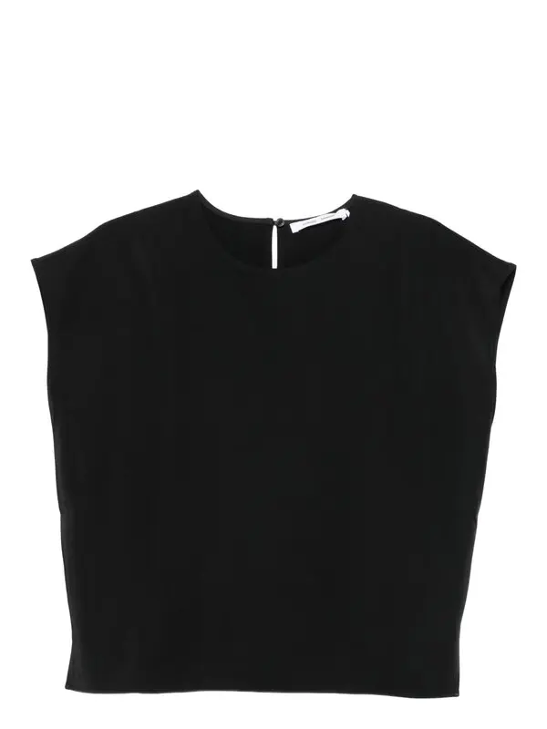 SAMSOE SAMSOE Crew Neck Short Sleeve T-shirt - Black