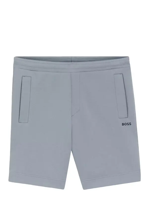 Hugo Boss Elasticated Logo Shorts - Grey